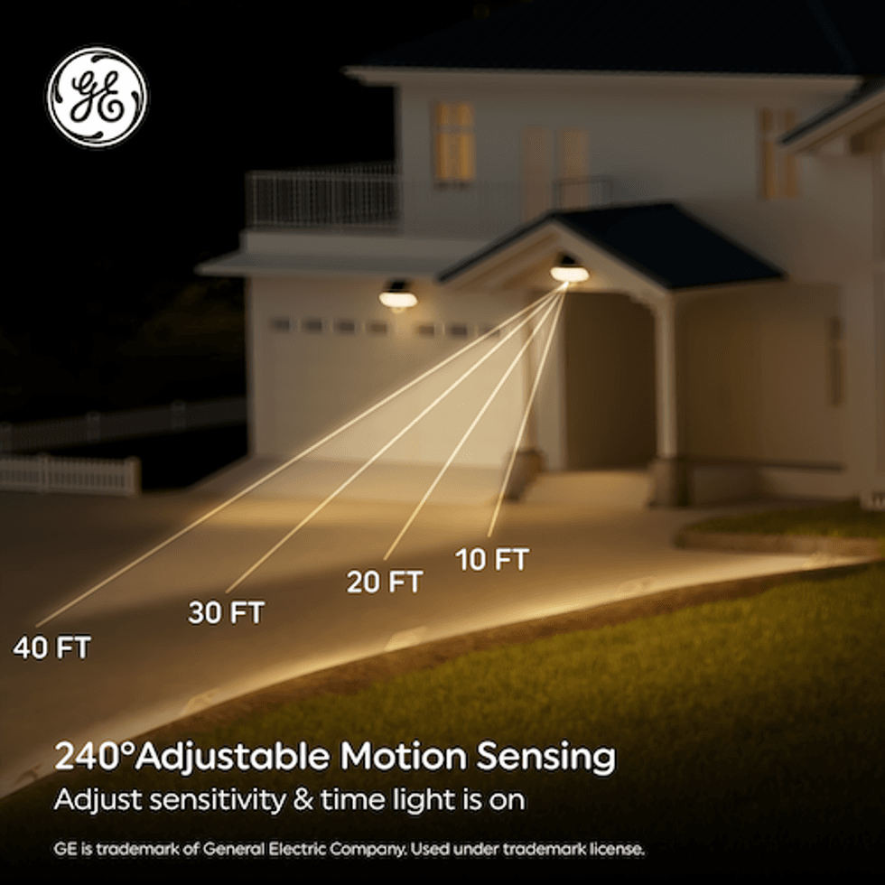 GE Solar-Powered Floodlights Boost Outdoor Security - Gearbrain